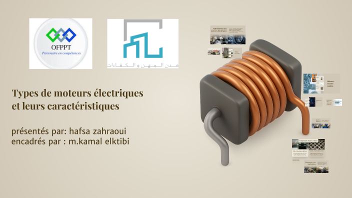 Types de moteurs électriques et leurs caractéristiques by Imane ...