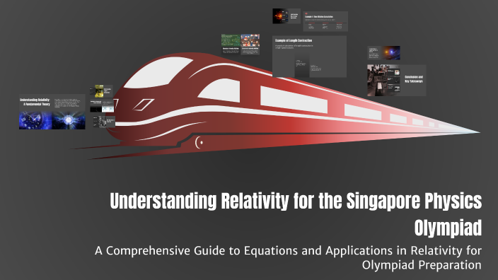 Understanding Relativity for the Singapore Physics Olympiad by Dave ...