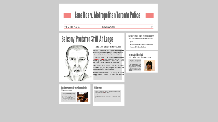 Jane Doe v. Metropolitan Toronto Police by Jesse Tocchet on Prezi