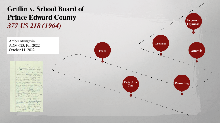 Griffin v. School Board of Prince Edward County by Amber Mungavin on Prezi