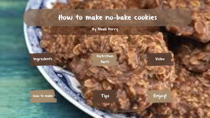 Recipe For No-bake Cookies by Aleah Perry on Prezi
