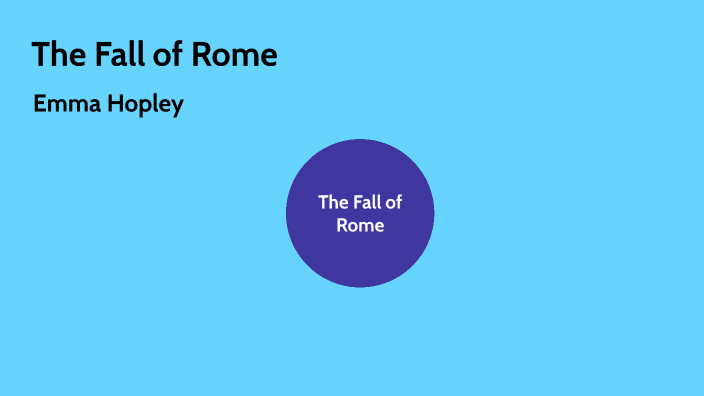 Fall of Rome Mind Map by Emma Hopley on Prezi
