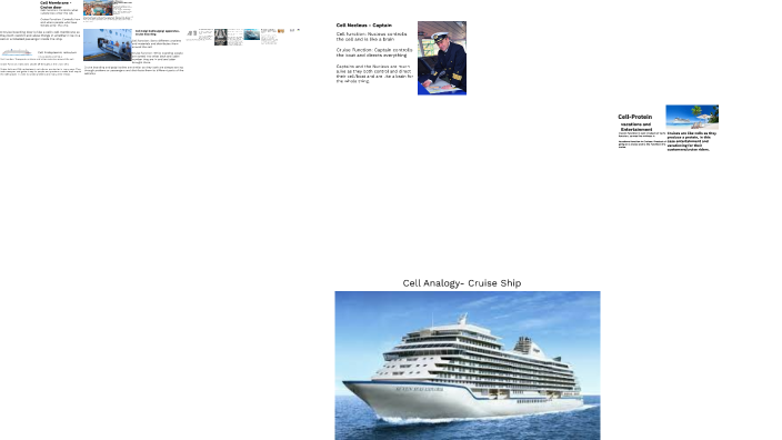 Cell analogy - Cruise Ship by anthony schwallie on Prezi