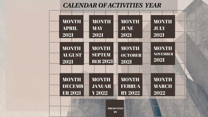 ACTVITY 11 FUTURE TENSES CALENDAR by Jorge González N on Prezi