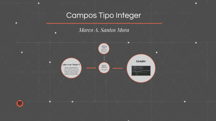 Campos Tipo Integer by Marco Santos M on Prezi