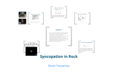 Syncopation in Rock - David Temperley by Joshua Harper