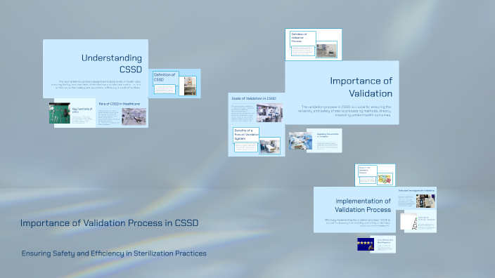 Importance of Validation Process in CSSD by Murtaza Ishaq on Prezi