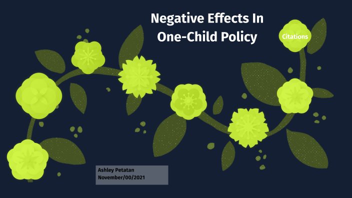 Negative effects of one-child policy by Ashley Petatan on Prezi