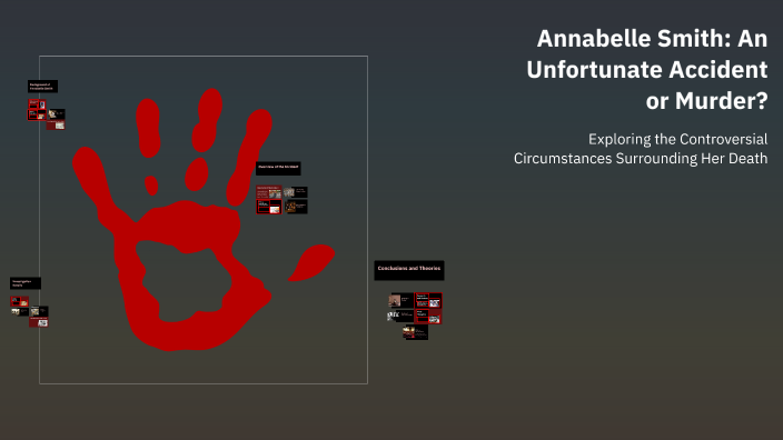 Annabelle Smith: An Unfortunate Accident or Murder? by anna delossantos ...