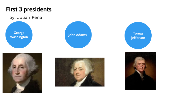 First three presidents by Julian Pena on Prezi