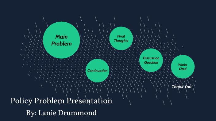 Policy Problem Presentation by Elaina Drummond on Prezi