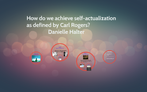 What are the levels of Carl Roger's pyramid of self-actualiz by ...