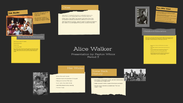Alice Walker Presentation by Payton Wilcox on Prezi