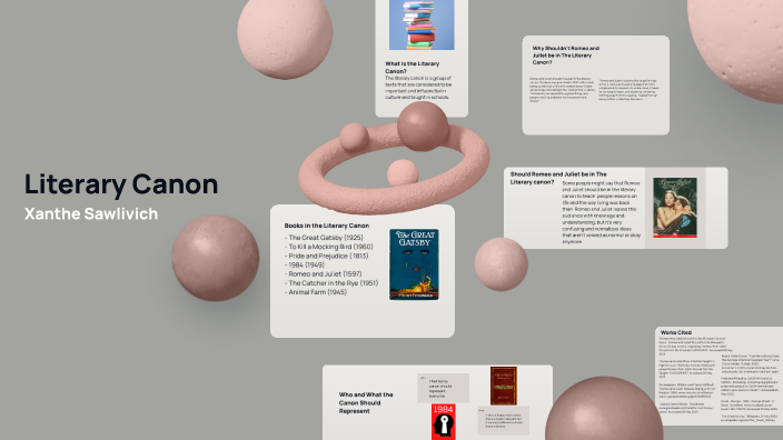 Literary Canon by Xanthe Sawlivich on Prezi