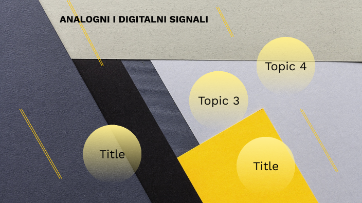 Analogni i digitalni signali by Savo Sekulić on Prezi