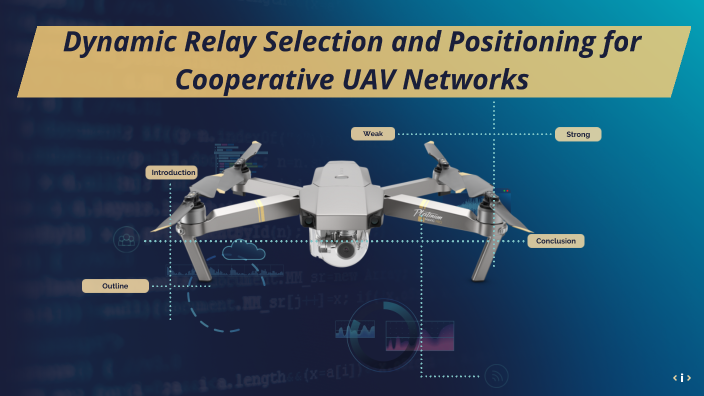 Dynamic Relay Selection and Positionning for Cooperative UAV Networks ...
