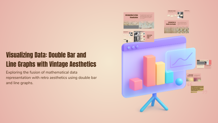 Visualizing Data: Double Bar and Line Graphs with Vintage Aesthetics by ...