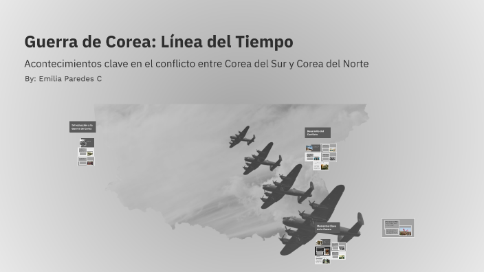Guerra de Corea: Línea del Tiempo by Emilia PAREDES CARBAJAL on Prezi