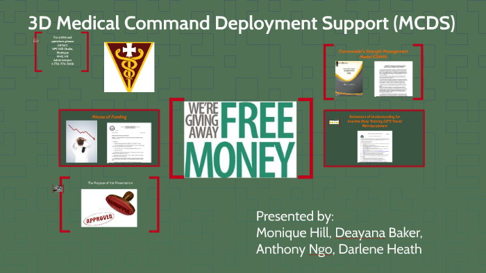 3D Medical Command Deployment Support (MCDS) by Deayana Baker on Prezi