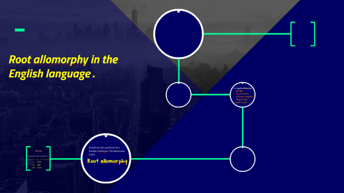 Root allomorphy in the English language . by carmen jbeil on Prezi