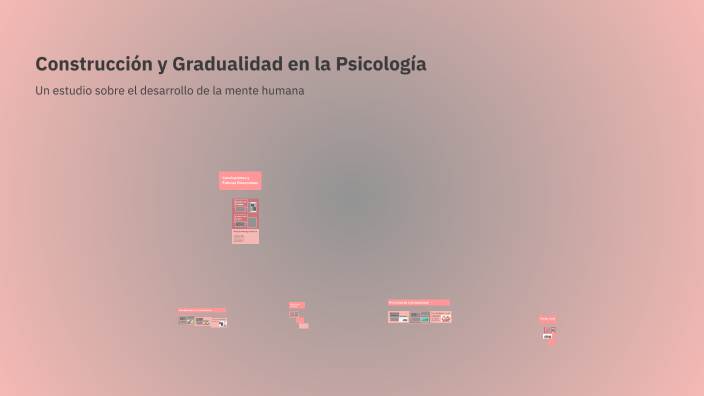 Construcción y Gradualidad en la Psicología by Elizabeth Copado on Prezi
