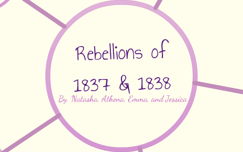 Rebellions of 1837 &1838 by Natasha Yankov on Prezi