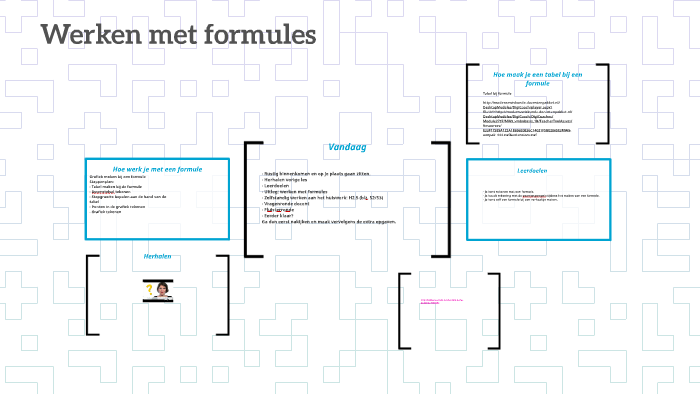 Werken met formules klas 2 by S Quist on Prezi
