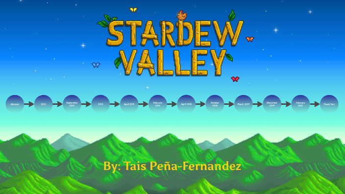 Stardew Valley Timeline by Tais Pena-Fernandez on Prezi