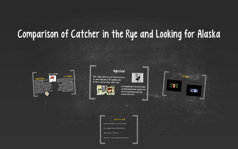 Comparison of Catcher in the Rye and Looking for Alaska by Elisa ...