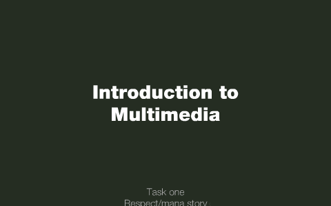 Multi Media Task 1 - Matthew Goodger by matthew goodman on Prezi