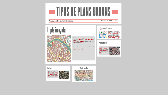 TIPUS DE PLANS URBANS by rosa bergada on Prezi