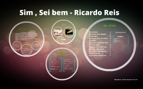 Sim , Sei bem - Ricardo Reis by on Prezi