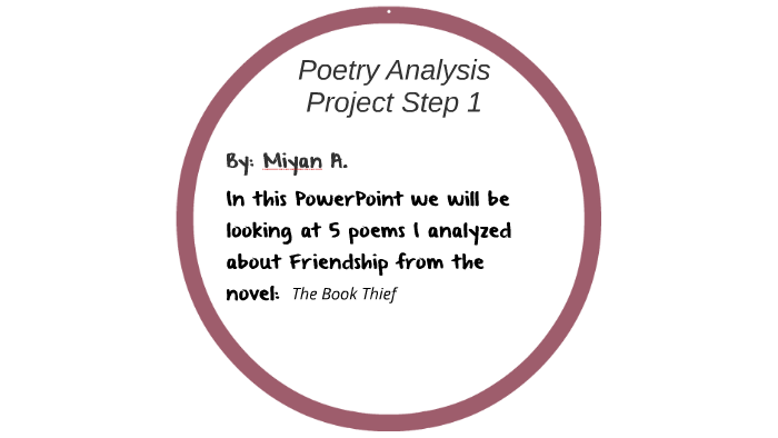 Poetry Analysis Project Step 1 by MIyan Adkins on Prezi