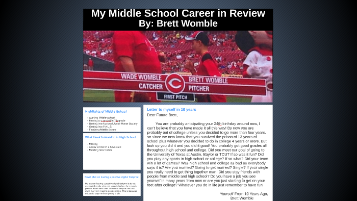 My Year in Review by Brett Womble