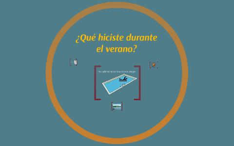 ¿Qué hiciste durante el verano? by Adam N on Prezi