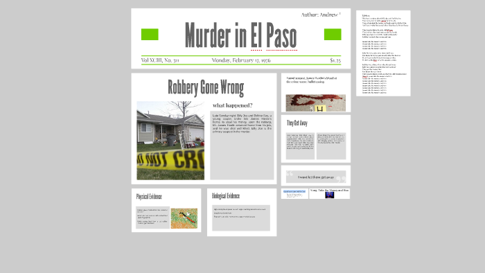 Merder in El Paso by Andrew Edelen on Prezi