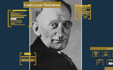 Louis Leon Thurstone by Alex Colvard on Prezi