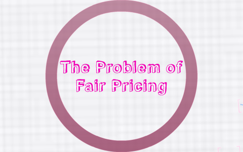 Problems of Fair pricing by Angelica Paulino on Prezi