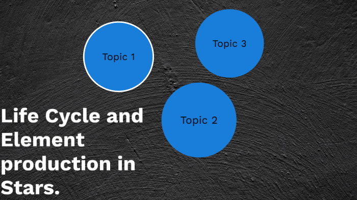 Life Cycle and Element Production by Jesse Yepez on Prezi