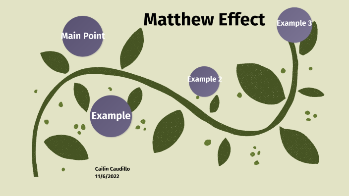 Matthew Effect by Deeno on Prezi