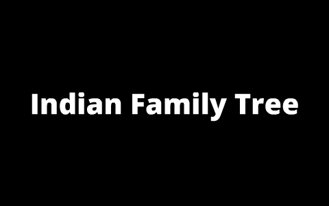 Indian Family Tree by viraj patel