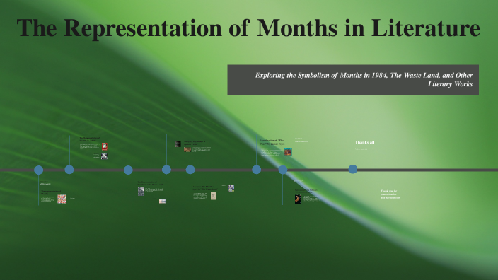 The Representation of Months in Literature by Bittu on Prezi