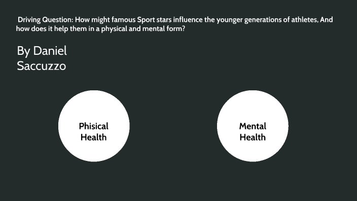 How might famous Sport stars influence the younger generations of ...