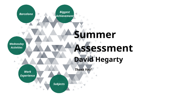 David Hegarty Summer Assessment by David Hegarty on Prezi