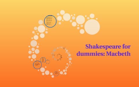 Shakespeare for dummies: Macbeth by Angela Henriquez- Sanchez on Prezi