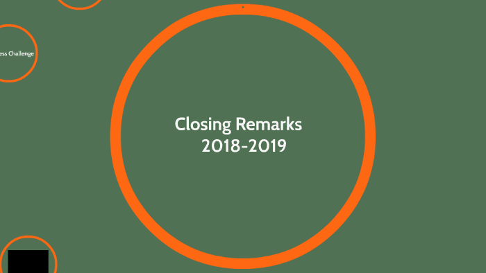 Closing Remarks by Alex Bergren