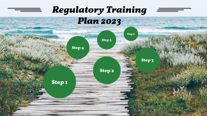 Regulatory Training Plan 2023 by Maria Simpson on Prezi