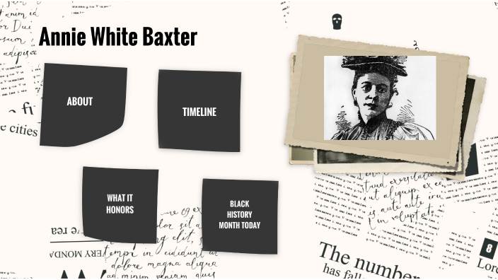 Annie White Baxter by Hope Wilson on Prezi