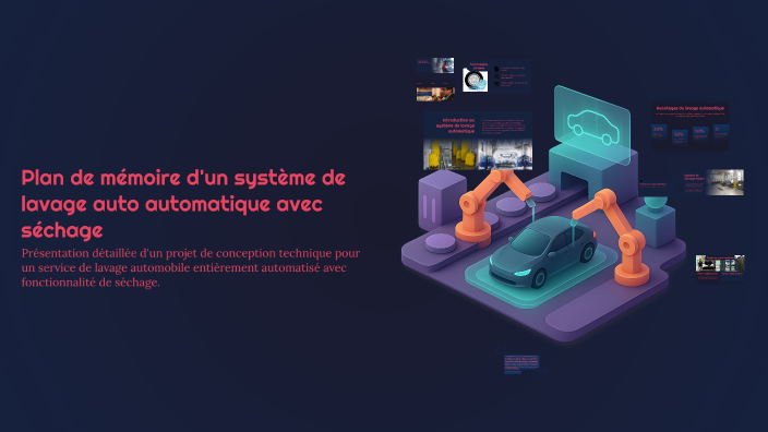 Plan de mémoire d'un système de lavage auto automatique avec séchage by ...