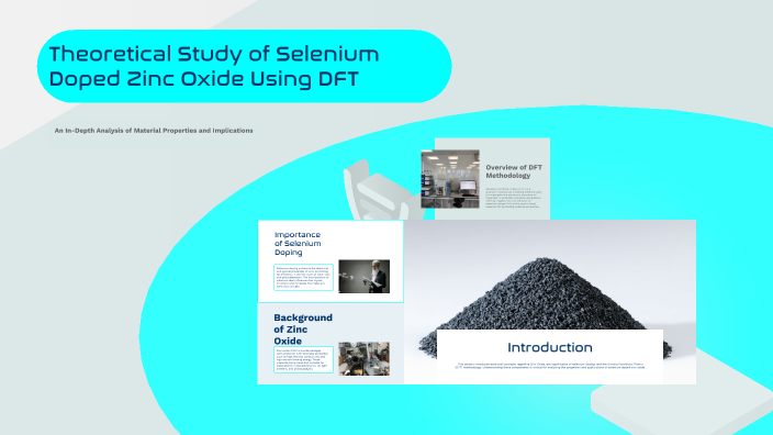Theoretical Study of Selenium Doped Zinc Oxide Using DFT by Saira ...